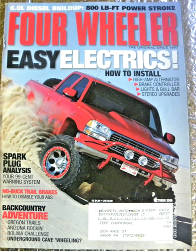 Four Wheeler Magazine October 2006 Easy Electrics ! How to Install FREE ...