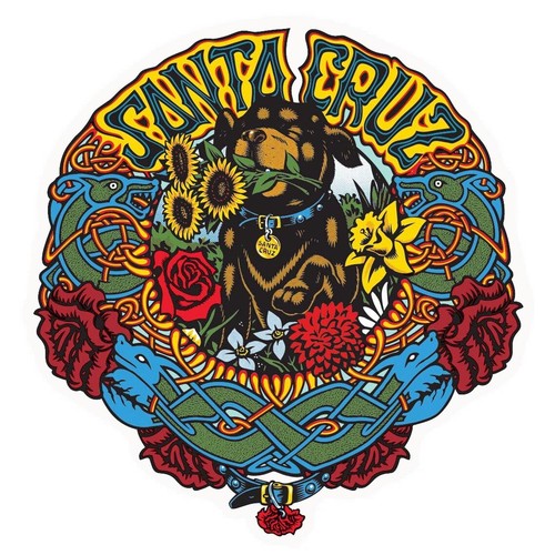 5" Santa Cruz Eric Dressen Dog Mash Skateboard Sticker Decal New Free ...