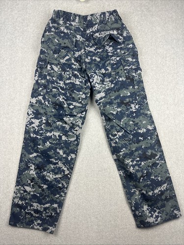 US Navy Work Pants NWU I Mens S Short 28x30 Blue Digital Camo Military ...