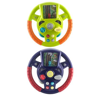 Steering Wheel Toy Songs and Lights Driver Fun Activity Car Driving Toy ...