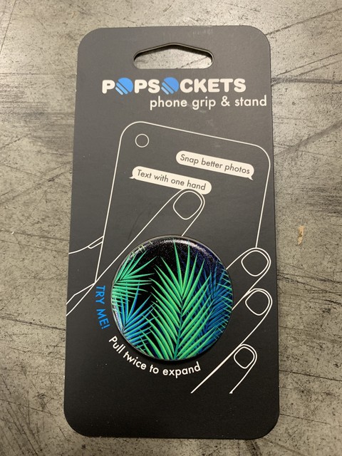 PopSockets Collapsible Grip Stand for PHONES Midnight Palms Black for sale online | eBay