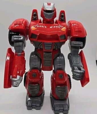 HAP-P-KID Cybotronix MARS Motorized Attack Robo Squad Transformer Robot ...