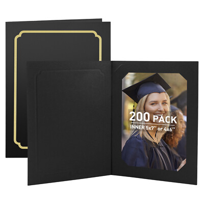 Photo Folders for 4x6 or 5x7 Pictures Cardboard/Paper Frames Acid-Free ...