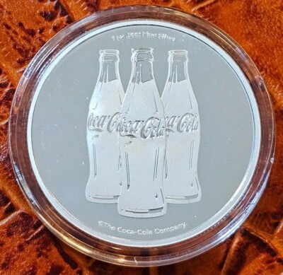 Coca-Cola 1 oz Silver Struck Round New for 2023 - In Capsule | eBay