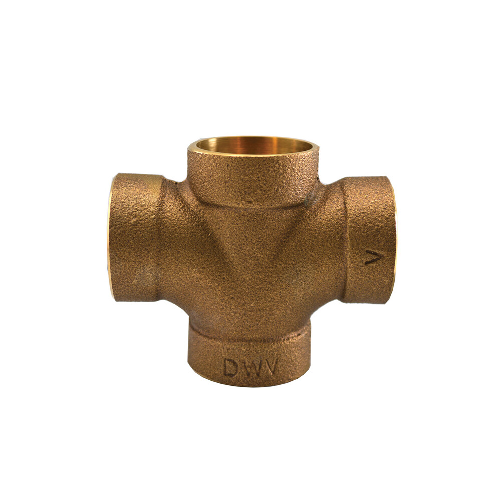 2" x 1-1/2" Cast DWV Solder Double Tee ,PartNo K204650398 JonesStephens ...