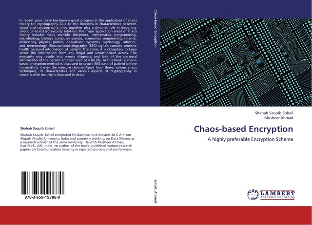 Chaos-Based Encryption von Shahab Saquib Sohail (2012, Taschenbuch ...