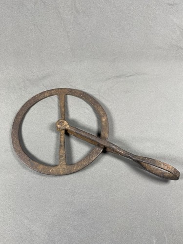 Primitive Antique Blacksmith Hand Forged Wheelwrights Traveler ...