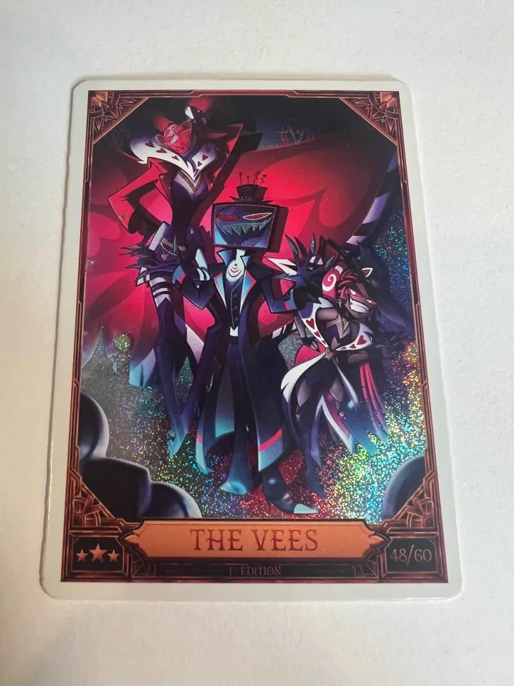 THE VEES 48/60 FOIL RARE Season 2 1st Edition Hazbin Hotel TRADING ...