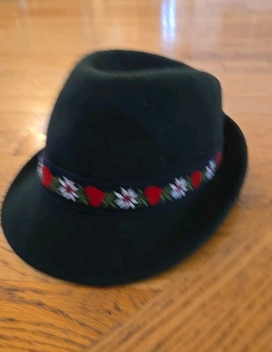 Faustmann Forest Green Wool Hat Sz 54 6 3/4 German Beerfest Bavarian ...