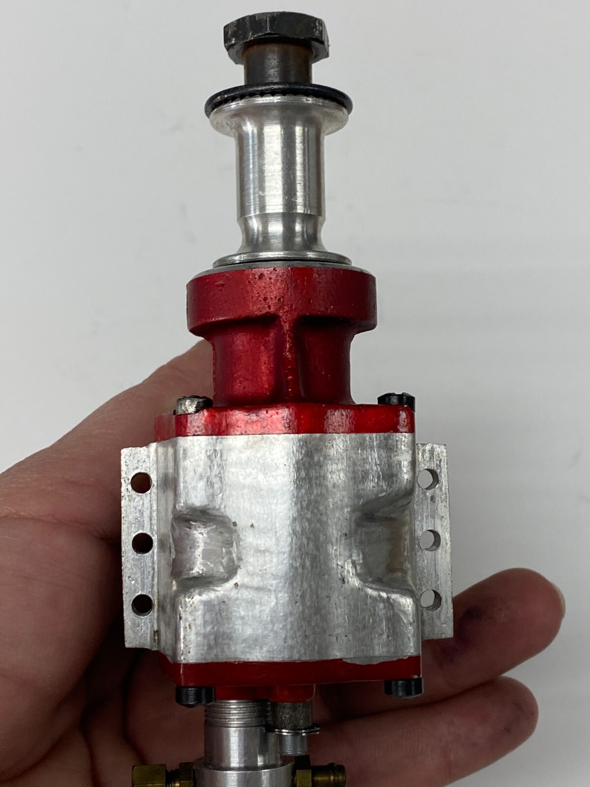 Vintage McCoy 60 Red Head Control Line Model Airplane Tether Car Engine ...