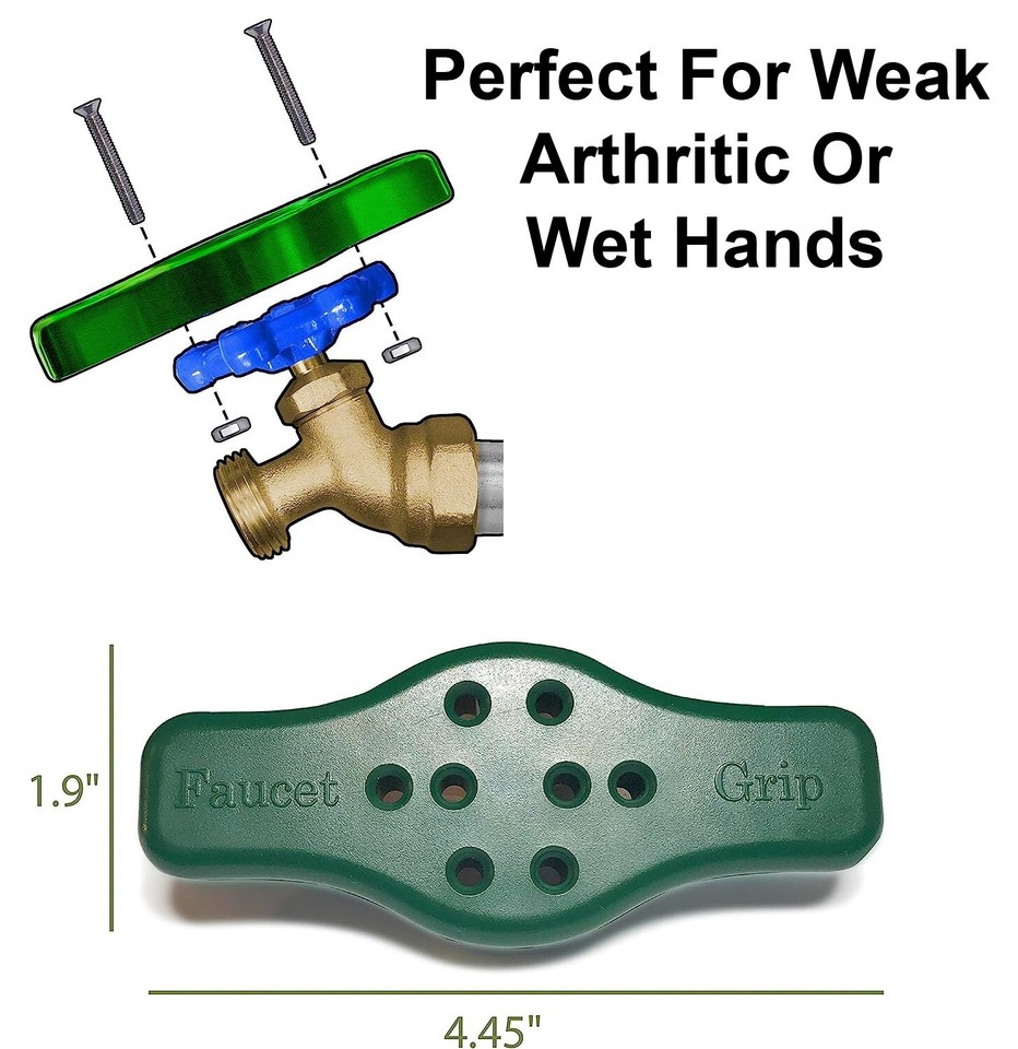 Faucet Grip Handle Attachment For Easy Turning Hose Water On Off ...