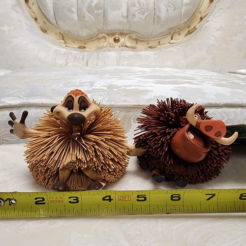 Lot of 2 Vintage 1990's KOOSH BALL Critters Lion King: Timon & Pumbaa ...