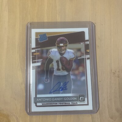 2020 Optic Football Antonio Gandy-Golden RC Auto /150 Washington ...