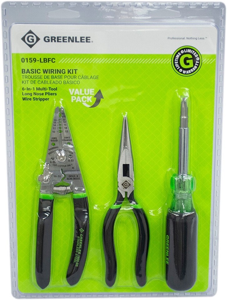 Greenlee 0159-LBFC Basic Wiring Kit | eBay