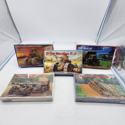 Lot of 5 1:72 RPM Model Military Vehicles Plastic All Factory Sealed ...