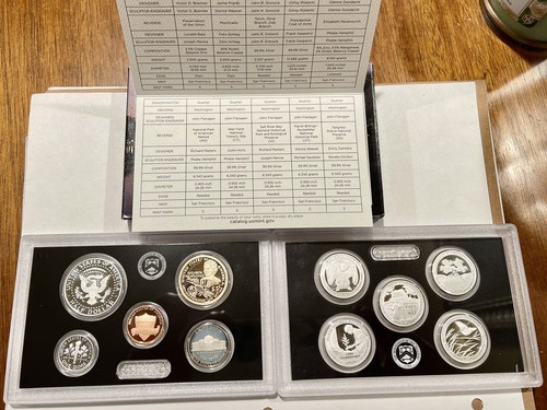 2020 S Silver Proof Set 10 Coin set W/ Box & COA low mintage BEAUTIFUL ...