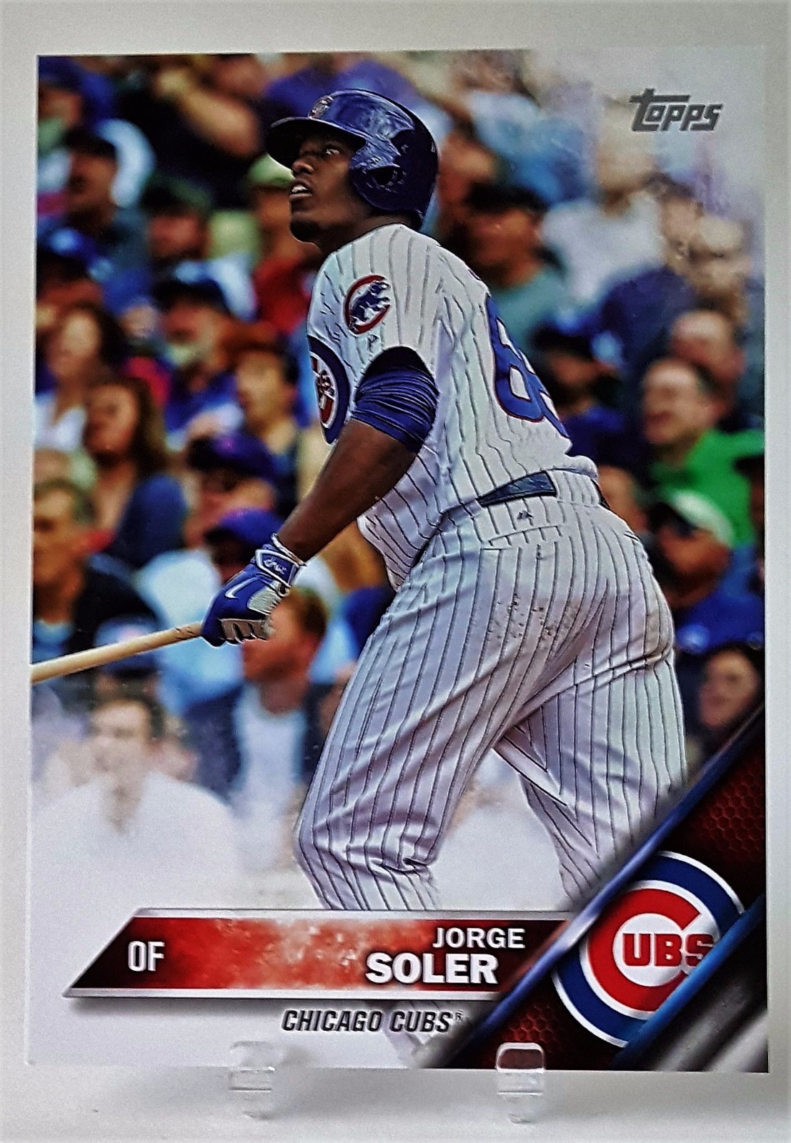 2016 TOPPS JORGE SOLER 5X7 JUMBO ART CARD CUBS | eBay