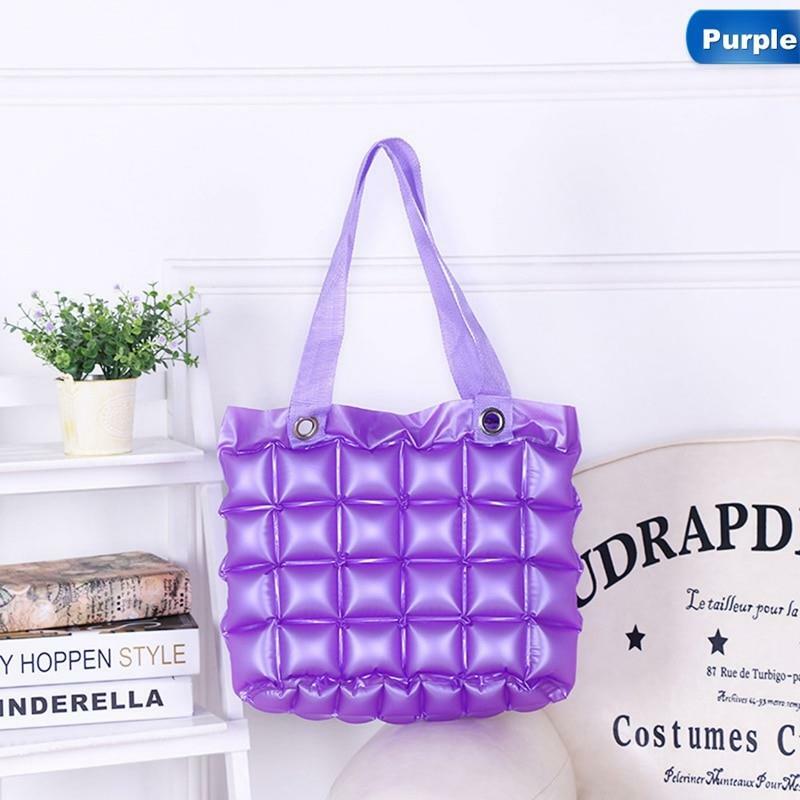 Inflatable Bubble Handbags Blow Up Waterproof Jelly Candy Colour Beach ...