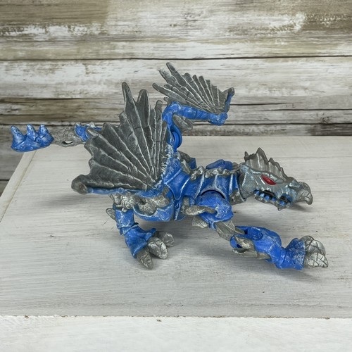 Mega Bloks Fire and Ice Dragon Frost Dragon Blue And Silver EUC | eBay