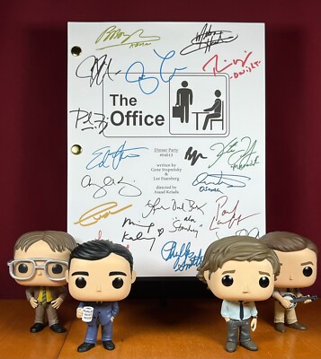 The Office Script Signed- Dinner Party- Autograph Reprints- Dunder ...