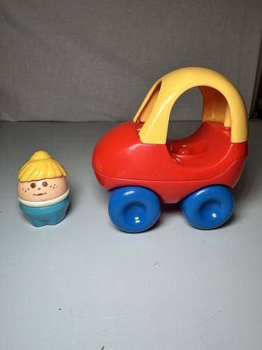Vintage Little Tikes Toddle Tots Cozy Coupe Car Lot With Chunky Figure ...