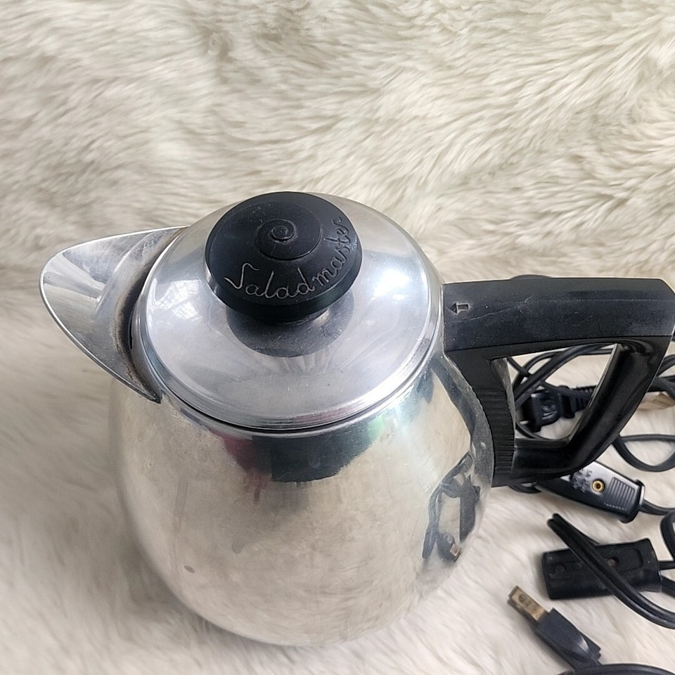 Vintage Saladmaster Model 10 Electric Coffee Tea Percolator Pot | eBay
