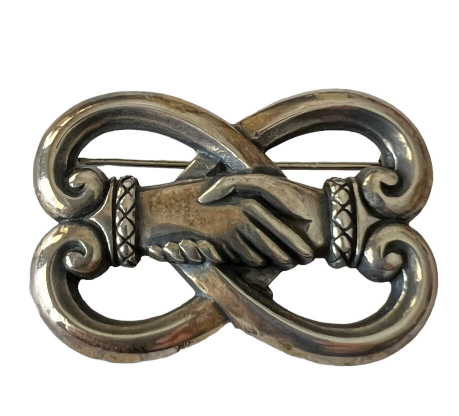 James Avery Sterling Silver Friendship Handshake Orna… - Gem