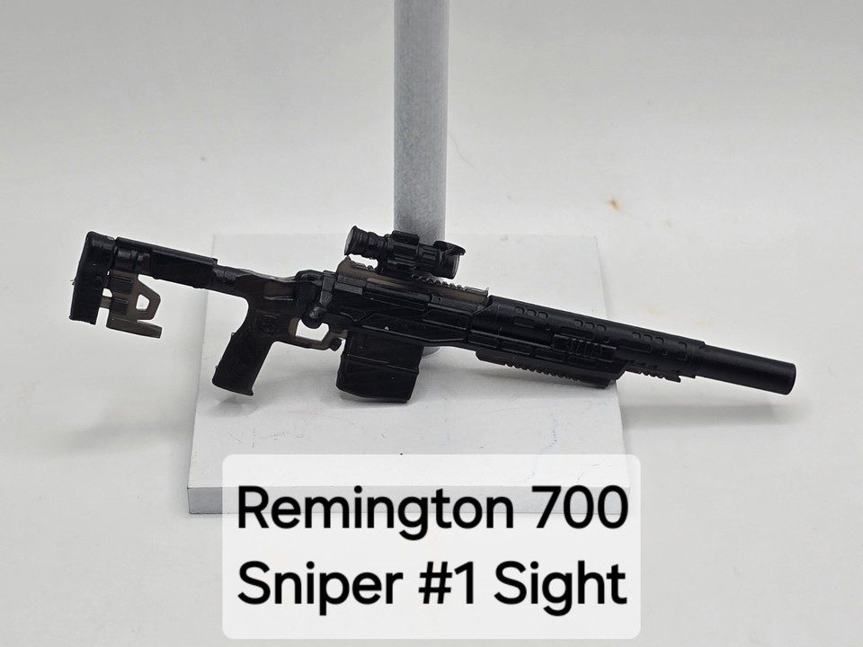 3d Print REMMINGTON 700 SNIPER RIFLE #4 1:12 GI Joe Classified/Marvel ...