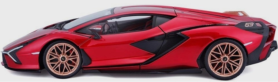 Lamborghini Race Car Hypercar w/Orig. Wheels Rims Custom Built1:18SCALE ...