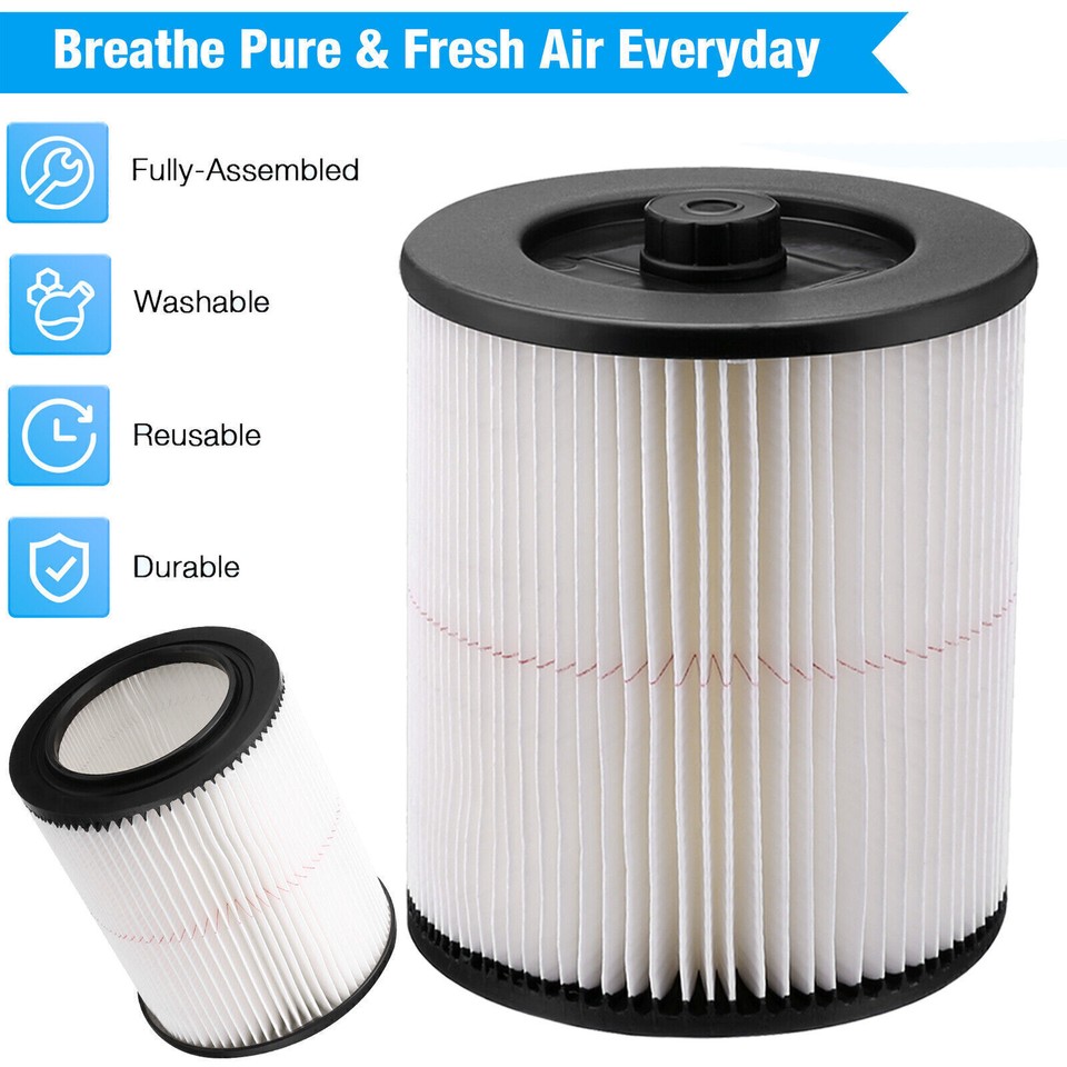 Replacement Cartridge Filter For Shop Vac Craftsman 9-17816 Wet Dry Air ...