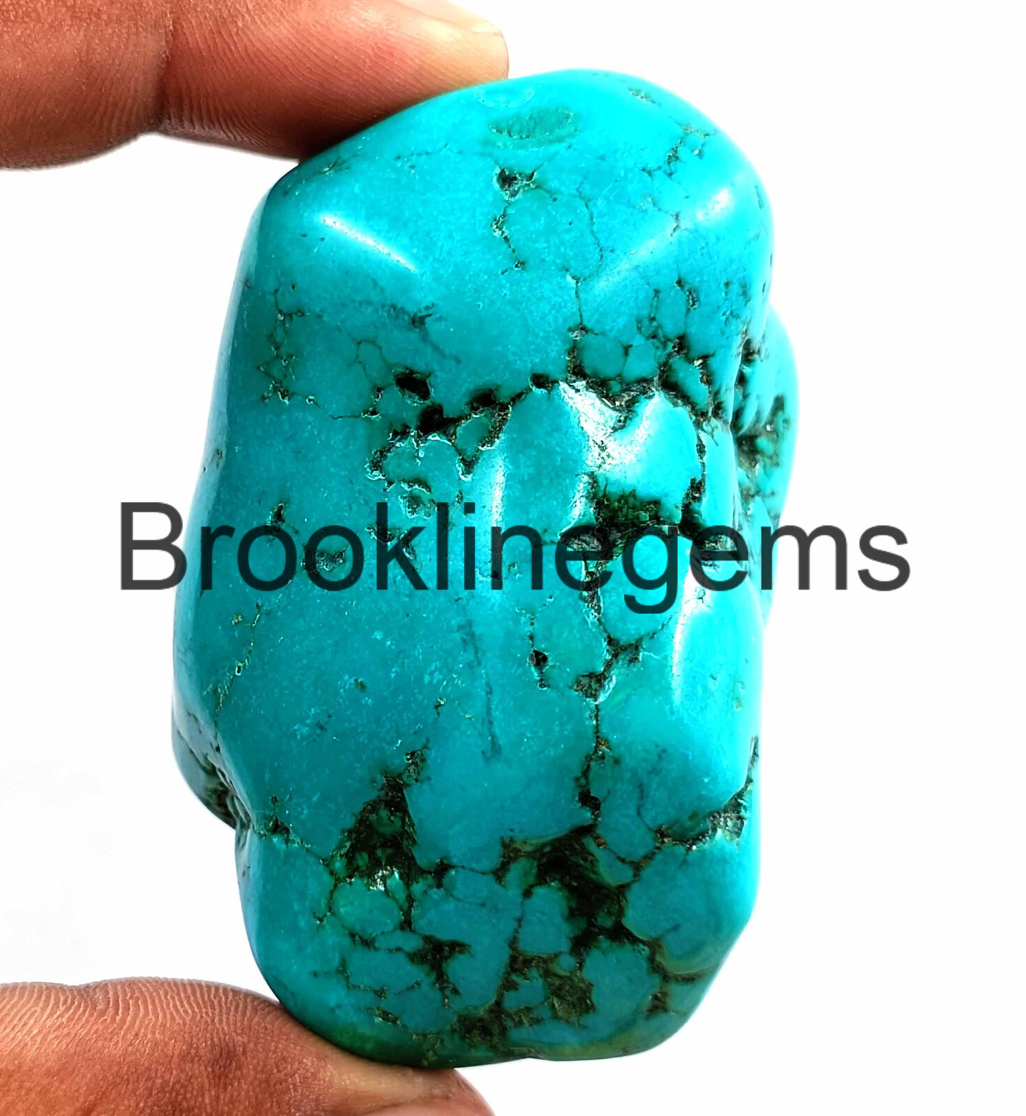 Natural Certified 1000 Ct Sky-Blue Turquoise Loose Tumble Rough ...