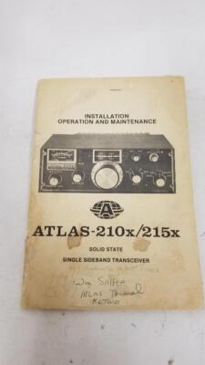Atlas 210X 215X Ham Radio OEM Manual | eBay