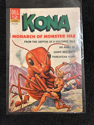 DELL COMICS KONA MONARCH OF MONSTER ISLE 12-398-309 LOW GRADE M623 | eBay