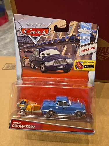 DISNEY PIXAR CARS AIRPORT ADVENTURE DELUXE TRENT CROW-TOW COLLECTOR NO ...