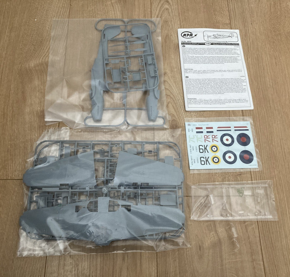 L283 MPM Model Kit 48056 - Fairey Fulmar Mk I - 1/48 | eBay UK