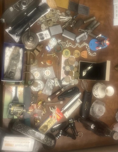 Huge Antique Vintage Collectables Lot Junk Drawer | eBay