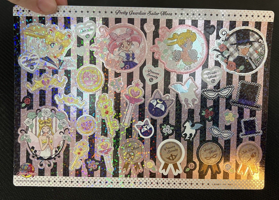 Sailor Moon Gashapon holofoil stickers Japan | eBay