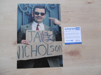 Rowan Atkinson Original Autogramm signed A4 Magazinbild ACOA | eBay