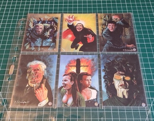 Hammer Horror Trading Card Crypt-Tech Chase Set A1-A6 (Cornerstone ...