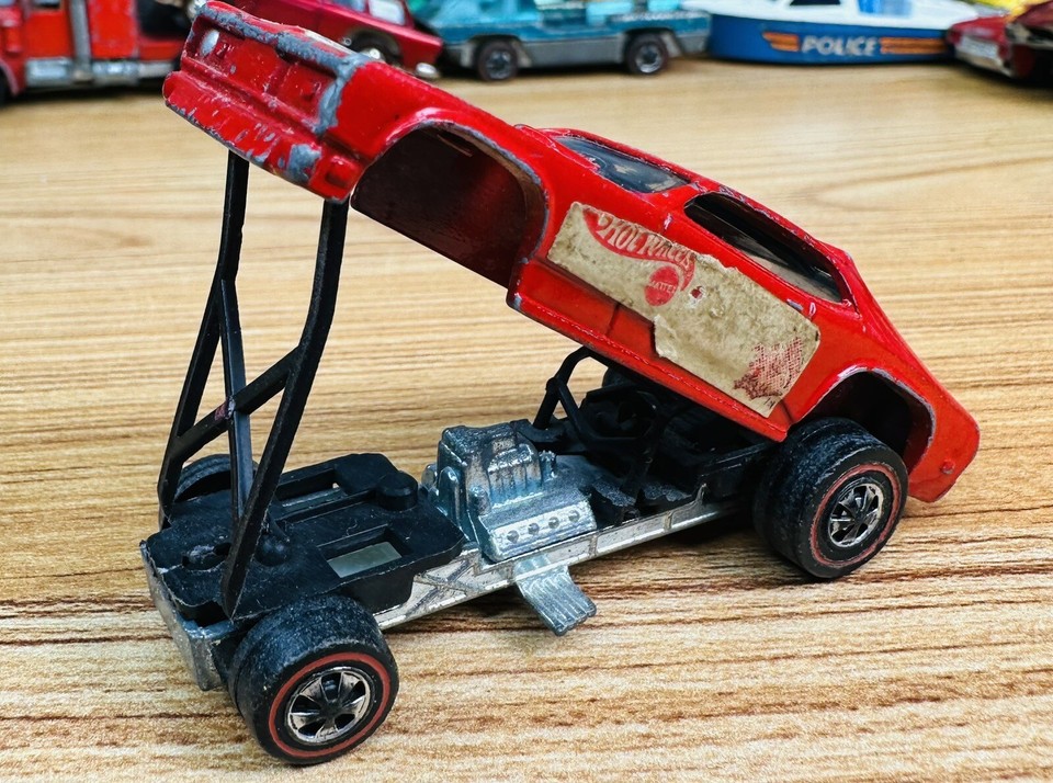 Hot Wheels Redline 1970 Mongoose Red Enamel w Original Decals | eBay