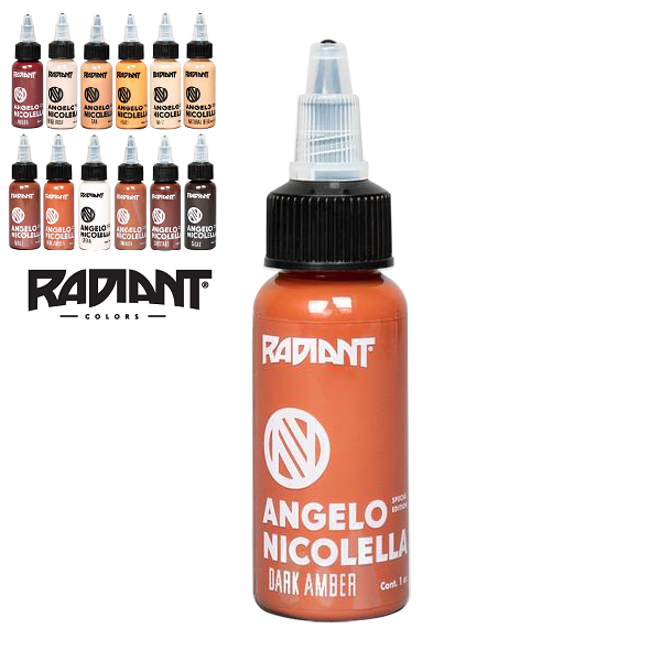Radiant Tattoo Ink - Angelo Nicolella Colours - 1oz - Flesh Tones ...