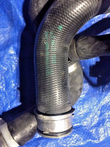 Mercedes W164 ML GL Diesel upper radiator coolant hose water pump OEM ...