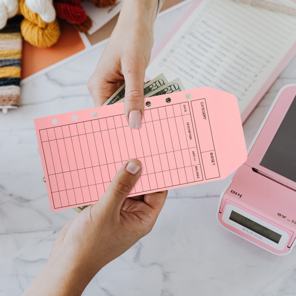 12PCS Budget Blinder Supplies Budget Envelops Sheet Cash Envelops ...