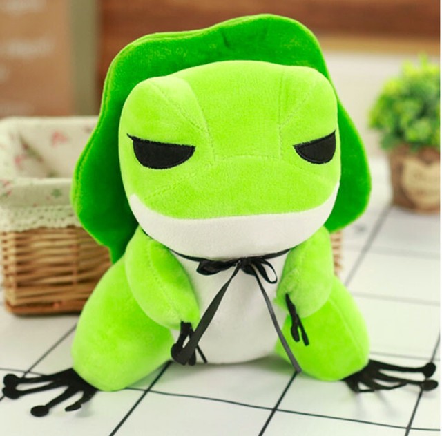 Travel Frog Cute Stuffed Animal Cute Frogs Cartoon Plush Doll Toys For ...