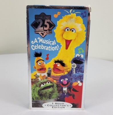 Sesame Street 25th Birthday A Musical Celebration VHS 1993 74645131931 ...