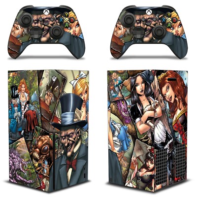 Skin Wrap FOR XBOX SERIES X Gaming Console+2 Controller Sticker Decal ...