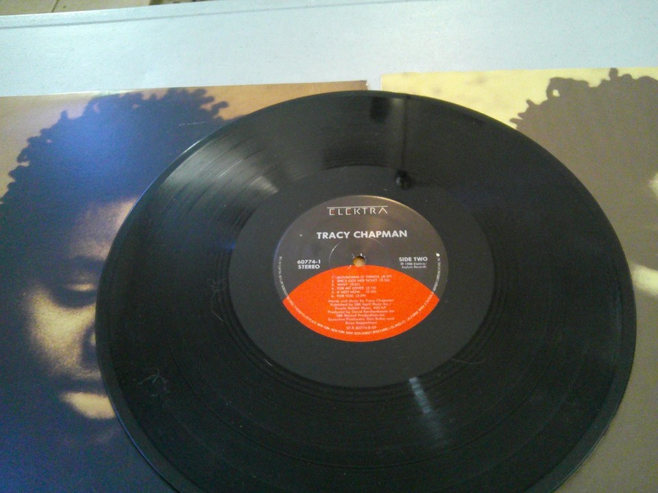 RARE TRACY CHAPMAN-TRACY CHAPMAN VINYL ALBUM LP 1988 MATTE SLEEVE CLEAN ...