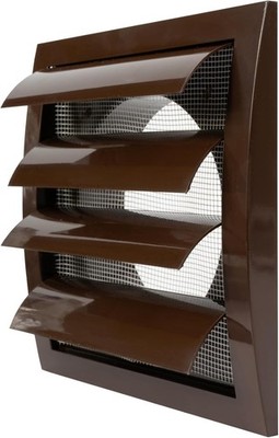 Brown Exhaust Hood Vent 5'' Inch with Built-in Pest Guard Screen and ...