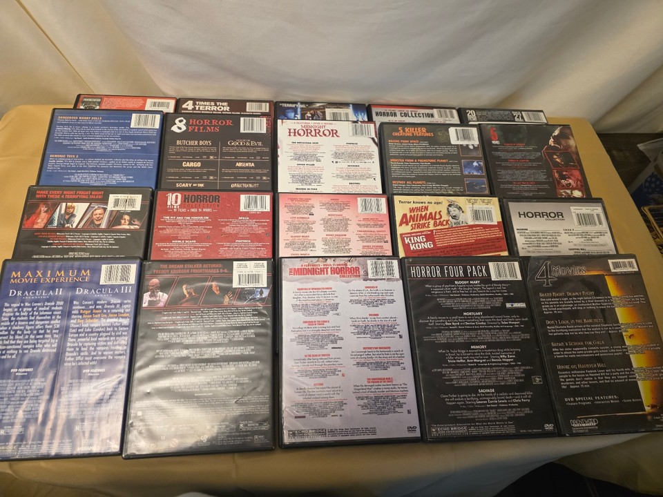 Horror DVD Lot of 20 multi horror movie collections | eBay