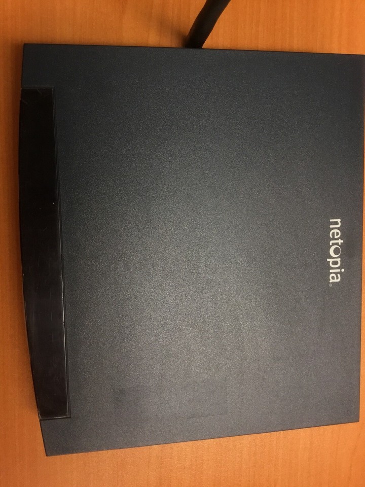 Netopia DSL Modem 4-Port Wireless Router GZ53347 w/ Power, Cable And ...